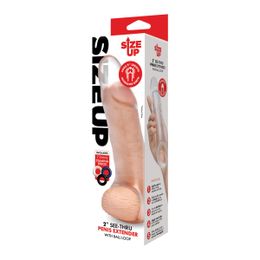 2" See-Thru Penis Extender, 20,3 cm