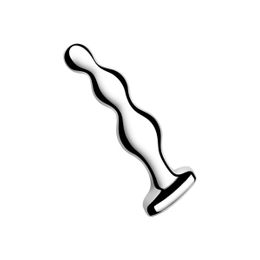 b-Vibe Stainless Steel Anal Beads, 12,9 cm