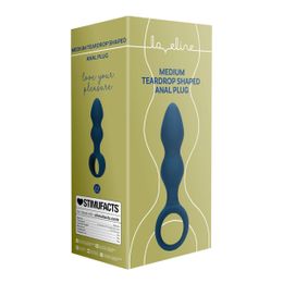 Teardrop Shaped Anal Plug - M, 15,4 cm