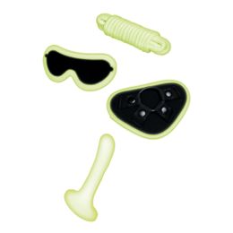 Glow in the Dark - Strap-On Set, 4 teilig