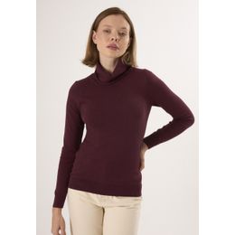 FELIX HARDY Damen Rollkragenpullover "Rollkragenpullover"bordeaux, Gr. S, 100% Baumwolle, Pullover