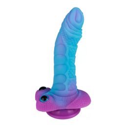 Majest&auml;tischer Drachen-Dildo mit Schuppenstruktur, 22,5 cm