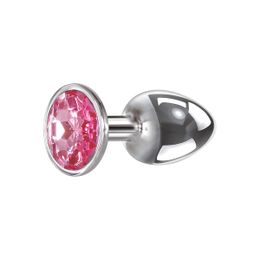 Medium Pink Gem Anal Plug, 8,5 cm