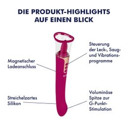 EIS Doppelvibrator mit Saugfunktion, 26,7 cm
