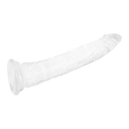 EIS Transparenter Naturdildo mit Saugfu&szlig;, 25 cm