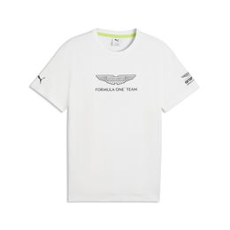 Puma Damen T-Shirt "Puma x ASTON MARTIN ARAMCO F1 TEAM Essentials T-Shirt Herren"wei&szlig;, Gr. L, Shirts