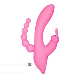 EIS 3 in 1 Rabbitvibrator, 21,5 cm