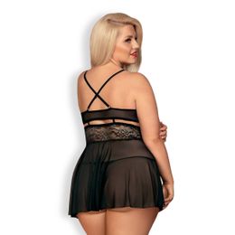 Obsessive Babydoll & Thong - Size Plus, 2 Teile