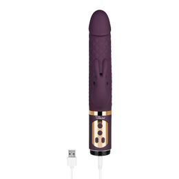 EIS Luxuri&ouml;ser Perlenvibrator mit Rautenmuster, 23,5 cm