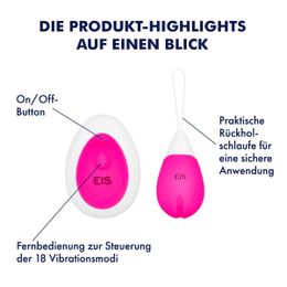 EIS Silikon-Bullet mit Funkfernbedienung, 6 cm