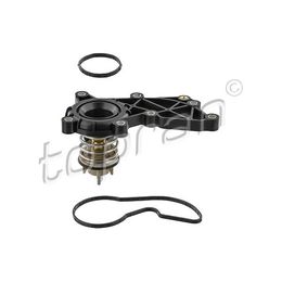 TOPRAN Thermostat, K&uuml;hlmittel 630 325 mit Dichtungen f&uuml;r SKODA VW SEAT CUPRA AUDI PORSCHE VAG 06E121111AS 06E121111AT 06E121111AR
