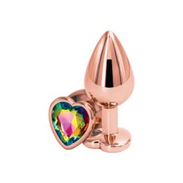 NS Novelties Rose Gold Heart M, 7 cm