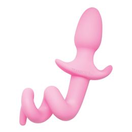 Furry Tails - Piggy Tail Butt Plug, 8,9 cm