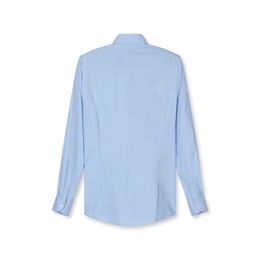 OLYMP Herren Businesshemd "OLYMP Level Five, Body Fit, New York Kent mit extra langem Arm", blau, Gr. 43, 97% Baumwolle, 3% Elastolefin, Hemden