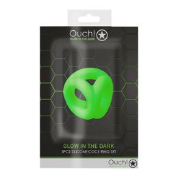 Ouch! Cockring & Ball Strap, 4 cm