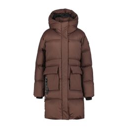 Luhta Damen Outdoorjacke "Luhta Mantel Inari"dunkel braun, Gr. 34, 90% Polyamid, 10% Elasthan, Jacken