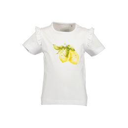 BLUE SEVEN Shirt girl size 104 Limone / Light green / White