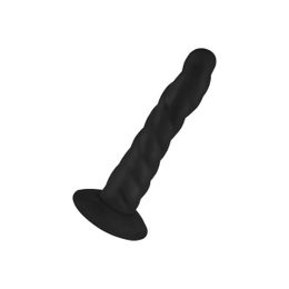 Rimba Strap-On-Dildo mit abnehmbaren Saugfu&szlig;, 16 cm