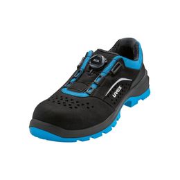 Uvex Sicherheitsschuh "2 xenova gelochter Halbschuh", 45, schwarz, Schuhe
