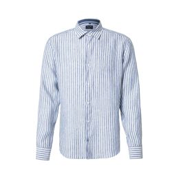 OLYMP Button Up Shirt male size L Sapphire / White