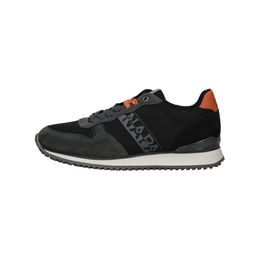 Napapijri Herren Sneaker "Napapijri Sneaker Lederimitat/Textil", Gr. 41, schwarz, Lederimitat, Textil, Schuhe
