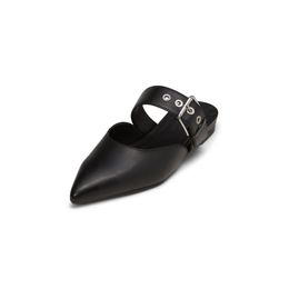 Marc O'Polo Sabot MARC O'POLO "aus edlem Rindleder", Damen, Gr. 39, schwarz (m990), Obermaterial: 100% Leder (Rind), Schuhe Sabot