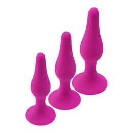 dreamtoys Curved Anal Training Kit, 3 Teile, 10,5 12,8 cm