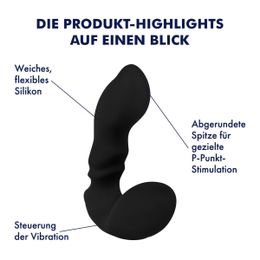 EIS Analvibrator mit Perineumreizer, 12 cm