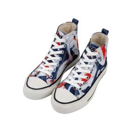 DOGO Sneaker high 'DOGO Lyra - Swan and Raven' Damen Gr&ouml;&szlig;e 41 wei&szlig;