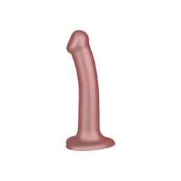 Strap-On-Me Soft Silicone Dildo Metallic - Size M, 18 cm