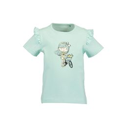 Blue Seven T-Shirt M&auml;dchen Gr&ouml;&szlig;e 134 beige / limone / mint / schwarz