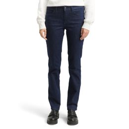 Tom Tailor Damen Straight-Jeans "Style Alexa", blau, Gr. 33, unifarben, Denim/Jeans, Obermaterial: 98% Baumwolle, 2% Elasthan. Futter: 65% Baumwolle,
