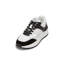 Marc O'Polo MARC O'POLO Damen Sneaker "aus Rindleder und Mesh", Gr. 38, wei&szlig;, Obermaterial: 95% Leder (Rind), 5% Polyamid, unifarben, Schuhe