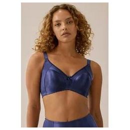 Minimizer-BH Naturana "Solutions", Damen, Gr. 100, Cup C, pacific blau, Obermaterial: 93% Polyamid, 7% Elasthan, BHs Minimizer-BH, Shaping-Effekt, breite Tr&auml;ger, feminin, ohne B&uuml;gel, Satin