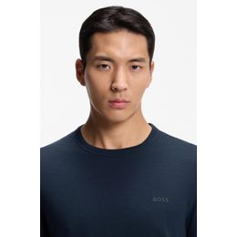 BOSS Orange Herren T-Shirt "Tegood Regular Fit"open blau464, Gr. L, Single Jersey, Obermaterial: 100% Baumwolle, Shirts, 100% Baumwolle Logo on Chest