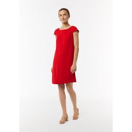 comma, COMMA Kleid Damen Gr&ouml;&szlig;e 42 orangerot Winterkleid