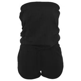 Jumpsuit Urban Classics "Urban Classics Damen Ladies Hot Jumpsuit", Damen, Gr. XL, US-Gr&ouml;&szlig;en, schwarz, 95% Baumwolle, 5% Elasthan, unifarben, normal, Overalls Jumpsuit