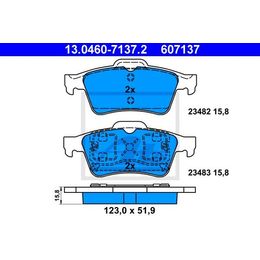 ATE Bremsensatz-Vorderachse SG00000CTZ Bremsensatz, Scheibenbremse vorne hinten rechts links bel&uuml;ftet 300mm f&uuml;r RENAULT NISSAN 7701206614 8660001813 7
