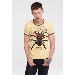 T-Shirt logoshirt "Spider-Man", Herren, Gr. XL, bunt, 100% Baumwolle, bedruckt, normal, Rundhals, Shirts T-Shirt, mit detailliertem Print