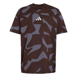 adidas Performance Funktionsshirt 'AMG' Herren Gr&ouml;&szlig;e XL braun / basaltgrau / wei&szlig;