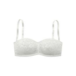 Damen B&uuml;gel-BH "Dirndl-BH, tr&auml;gerloser BH", NUANCE BY LASCANA, Gr. 85, beige, Spitze, Obermaterial: 88% Polyamid, 12% Elasthan, BHs, mit abnehmbaren