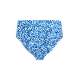 Swim By Zizzi Bikinihose 'Stella' Damen Gr&ouml;&szlig;e 8XL blau / azur / wei&szlig;