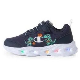 Sneaker Champion "FUN-F PRINT U PS", Damen, Gr. 35, nava, multi, Synthetik, Schuhe Sneaker, mit cooler Blinkfunktion