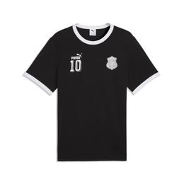 T-Shirt Puma "FUTURE.Puma.ARCHIVE Ringer-T-Shirt Erwachsene", Gr. XXL, schwarz, Obermaterial: 100% Baumwolle. Rippe: 80% Baumwolle, 20% Polyester, regular fit, Rundhals, Shirts T-Shirt