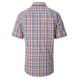 Casamoda Herren Kurzarmhemd "Casamoda Freizeithemd Kurzarm kariert", blau, Gr. M, kariert, 100% Baumwolle, Hemden