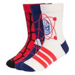 adidas Sportswear Sportsocken 'Marvel Spider-Man' Jungen Gr&ouml;&szlig;e 37/39 blau / navy / rot / wei&szlig;
