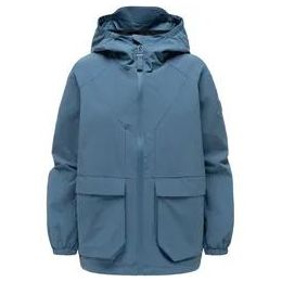 Outdoorjacke Navahoo "Donnerwetter 14", Damen, Gr. S (36), blau, Obermaterial: 100% Nylon. Innenfutter: 62% Polyester, 33% Viskose, 5% Elasthan. &Auml;rmelfutter: 100% Polyester, l&auml;ssig geschnitten h&uuml;ftbedeckend, hoch geschlossener Ausschnitt, Windstopperb&uuml;ndchen mit innenliegendem Gummizug, Jacken Outdoorjacke, Wasserdichte &Uuml;bergangsjacke mit Kapuze