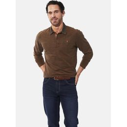 Babista Herren Langarm-Poloshirt "Langarm-Poloshirt ZUPATERRI", orange, Gr. L, Obermaterial: 100% Baumwolle CO., Shirts
