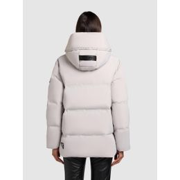 Khujo Damen Steppjacke "ELLIS", silber, Gr. S, unifarben, Steppware, Obermaterial: 100% Polyester. Futter: 100% Nylon. Wattierung: 100% Polyester,