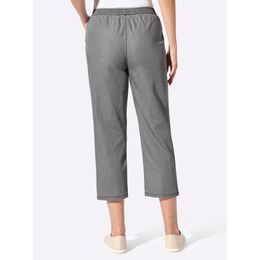 Classic Basics Damen Caprijeans, grau, Gr. 36, unifarben, 100% Baumwolle, Jeans